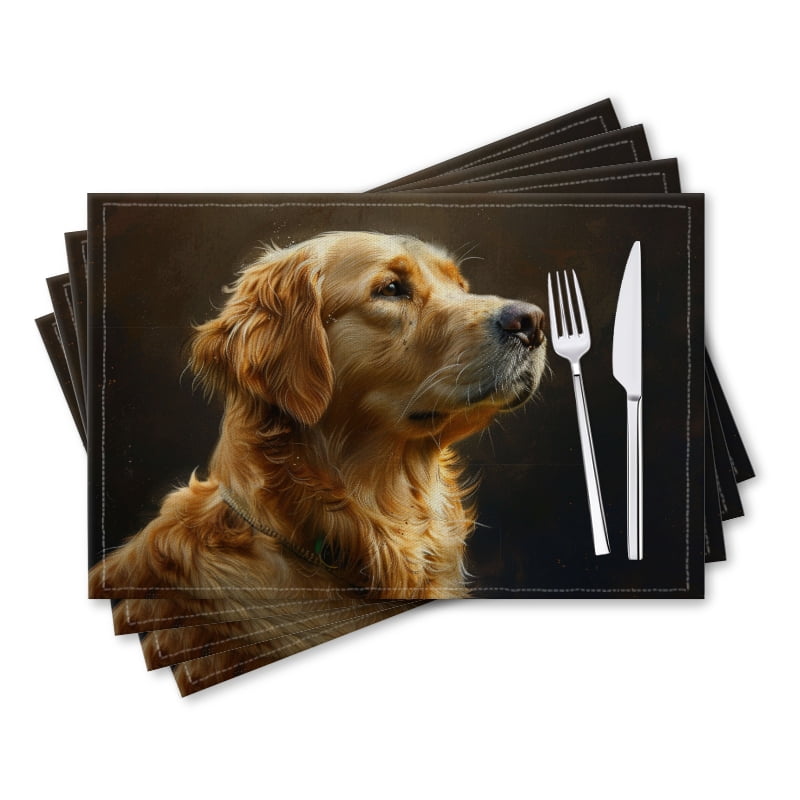 BaHomeck placemats Set of 4 rectangle Linen Cotton Placemats for Dining ...