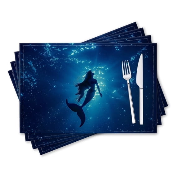 BaHomeck placemats Set of 4 rectangle Linen Cotton Placemats for Dining ...