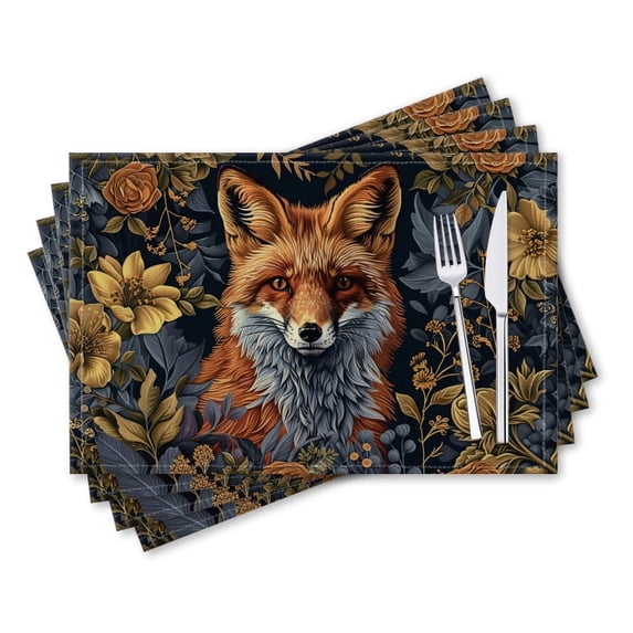 BaHomeck placemats Set of 4 rectangle Linen Cotton Placemats for Dining ...