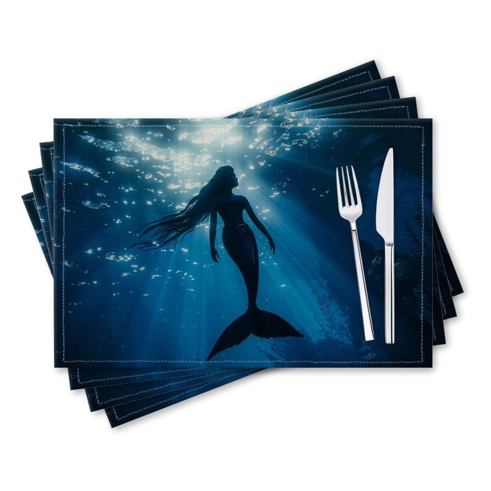 BaHomeck placemats Set of 4 rectangle Linen Cotton Placemats for Dining ...