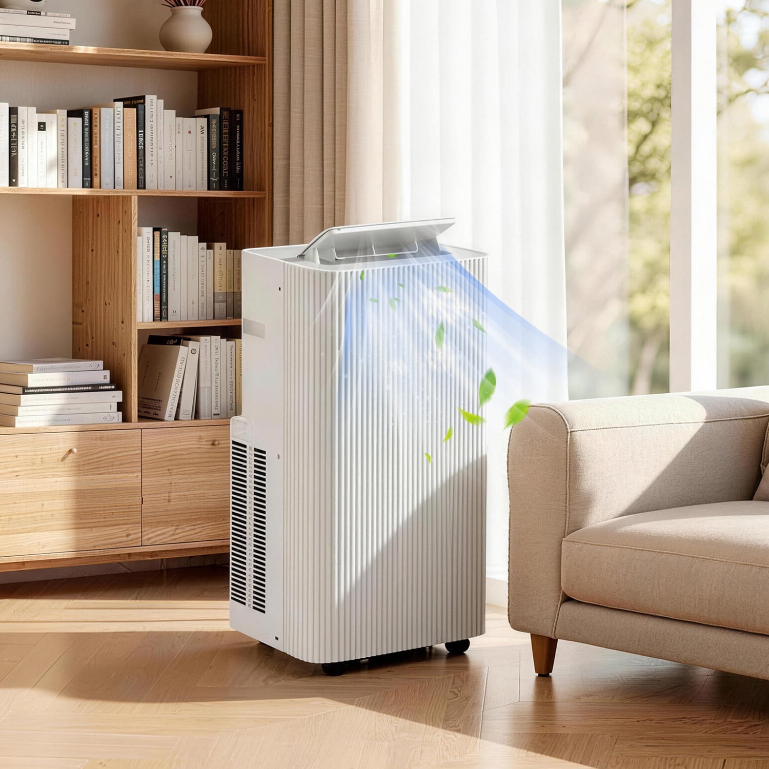 BaPiPro 12000 BTU ASHRAE Portable Air Conditioners with Heater, 5-in-1 ...