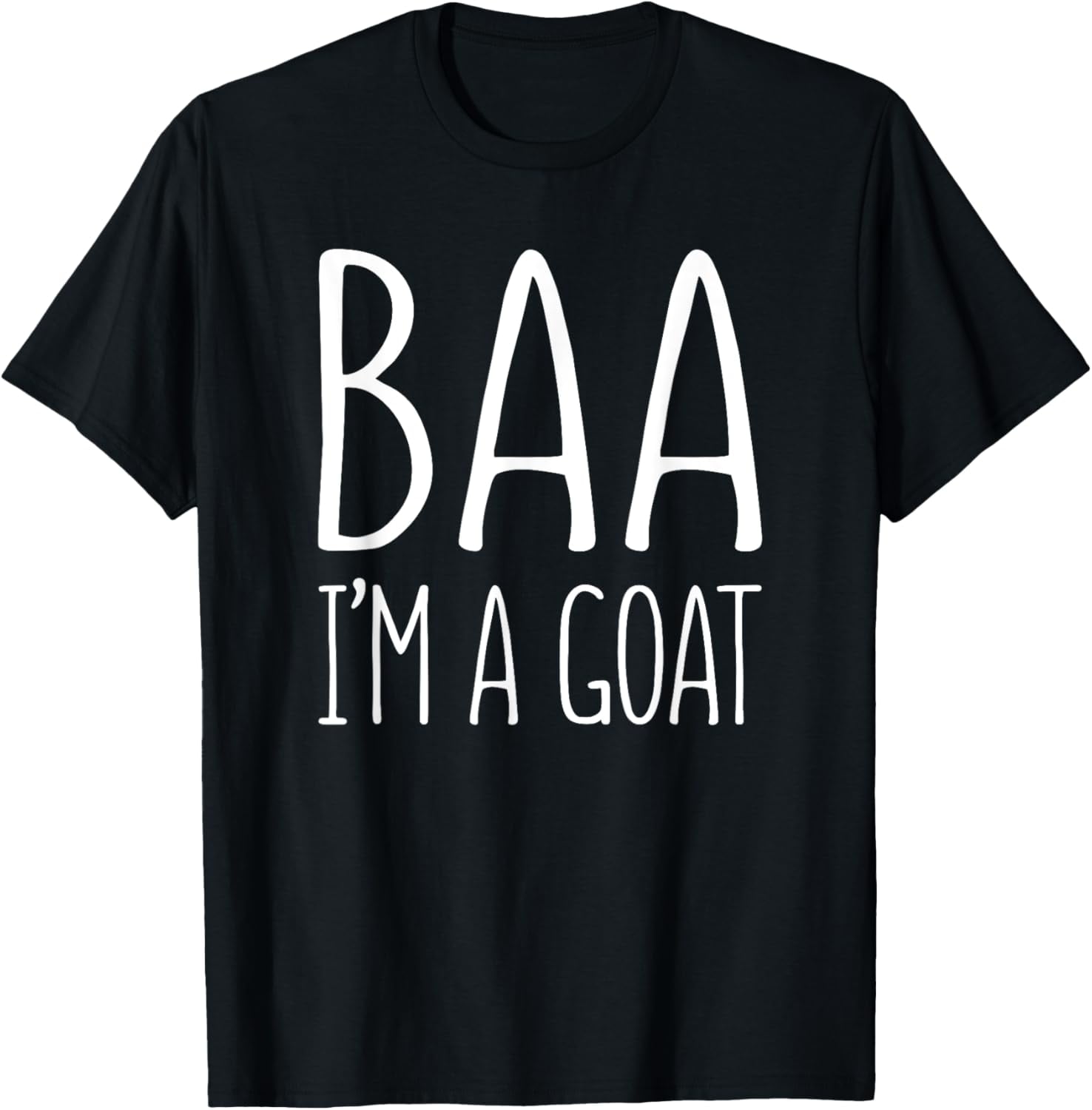 Baa I'm A Goat T-Shirt Adult Kids Goat Costume T-Shirt - Walmart.com