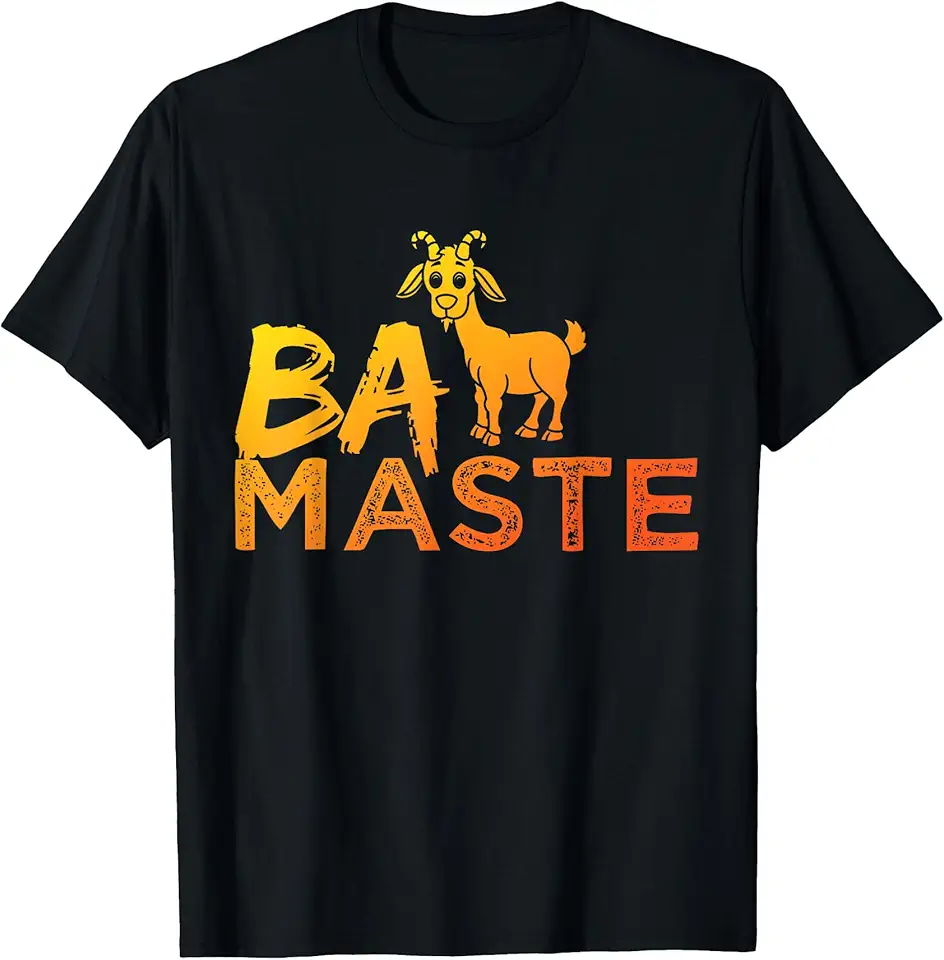 Baa Maste Goat Yoga Design Crazy Animal Fun Gift T-Shirt - Walmart.com