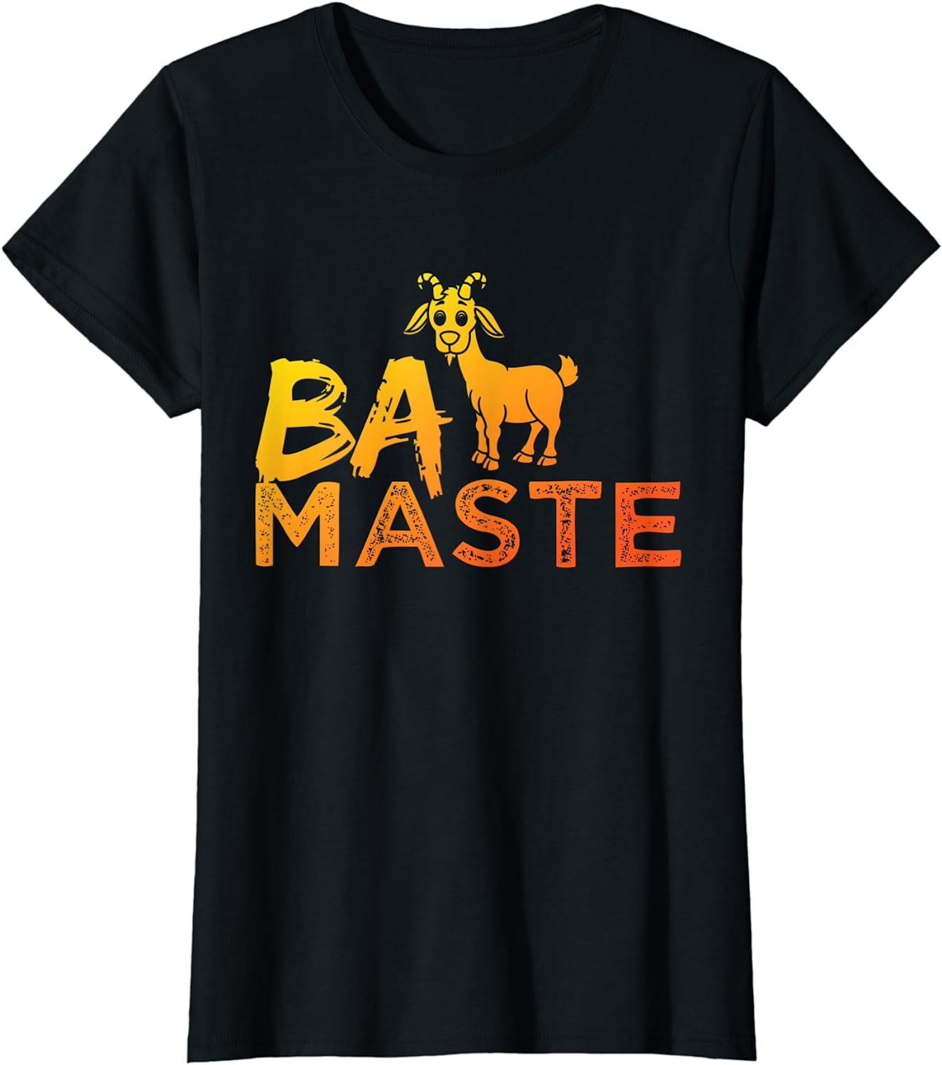 Baa Maste Goat Yoga Design Crazy Animal Funny Gift T-Shirt - Walmart.com