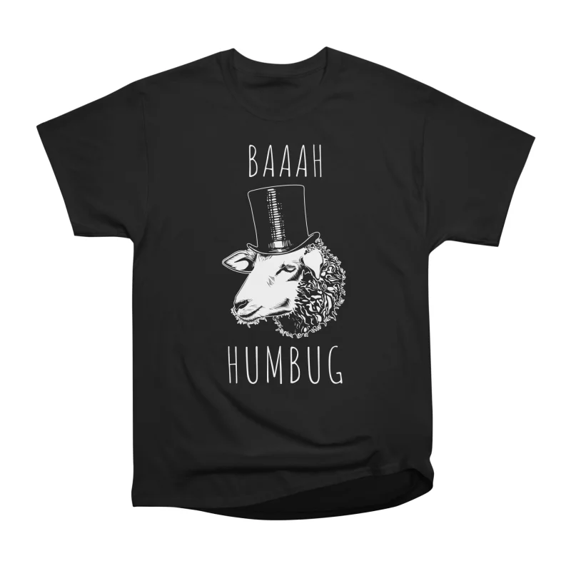 Baaah Humbug T-Shirt Tee Gift For Him Merch For Her Apparel For Friend ...