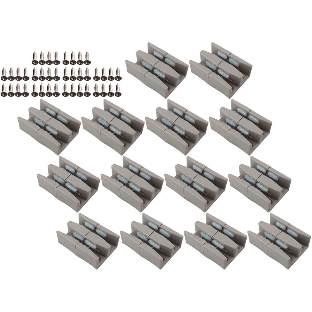 Baade 10 Pcs Shower Door Guides Shower Door Blocks Suction Shower Door ...