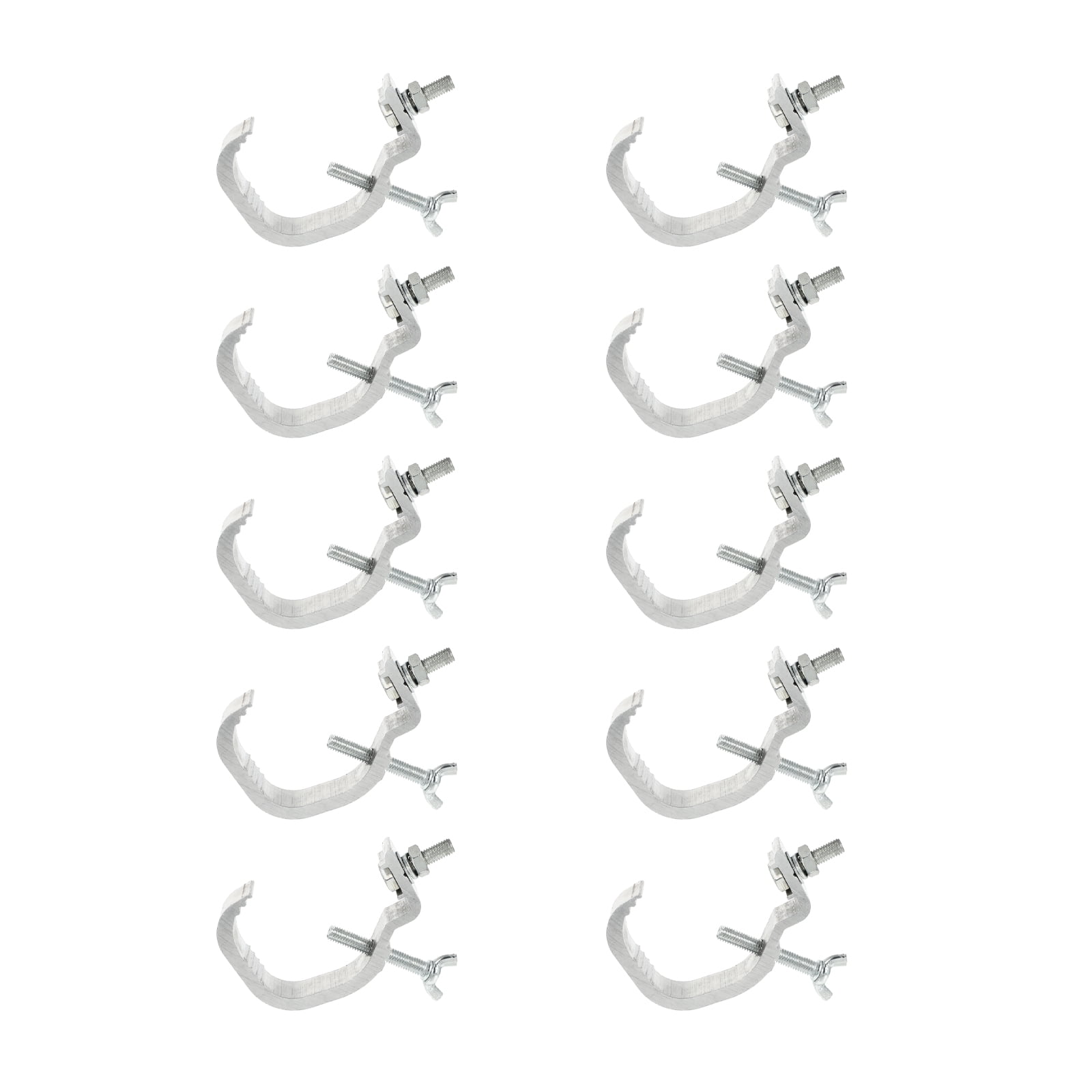 Baade 10pcs Lamp Hooks Aluminum Hooks for Stage Hanging Hooks (Silver ...