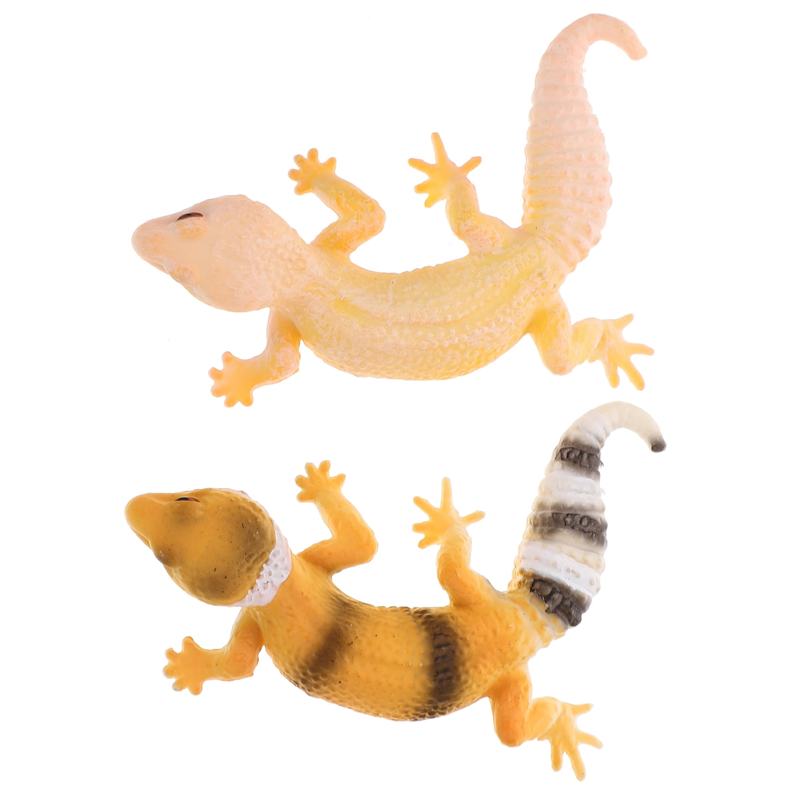 SEWOART 2Pcs Simulation Lizard Figurines Plastic Garden Decoration ...