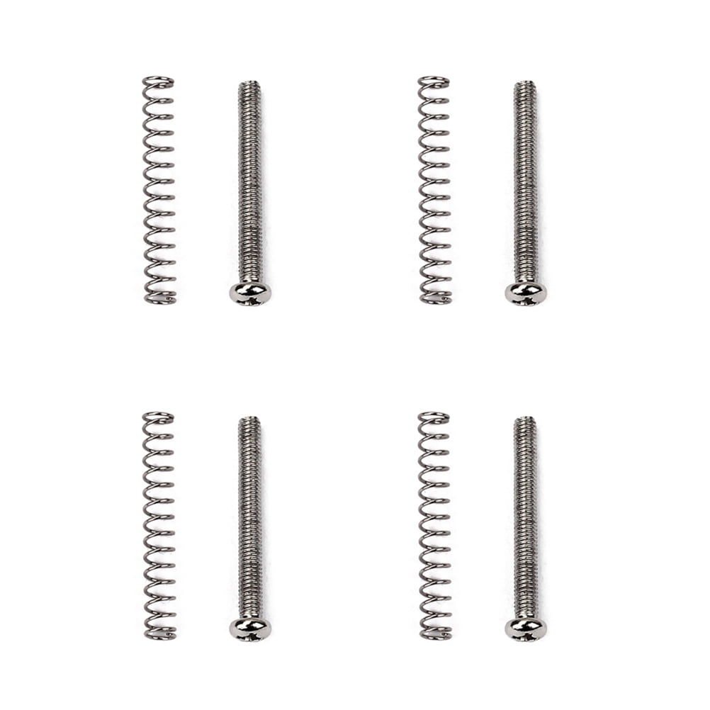Baade 4pcs Humbucker Pickup Screws Springs Kit Ring Surround Mounting ...