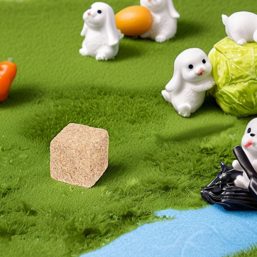 SEWOART Mini Haystack Khaki Wood 6Pcs Realistic Projects - Walmart.com