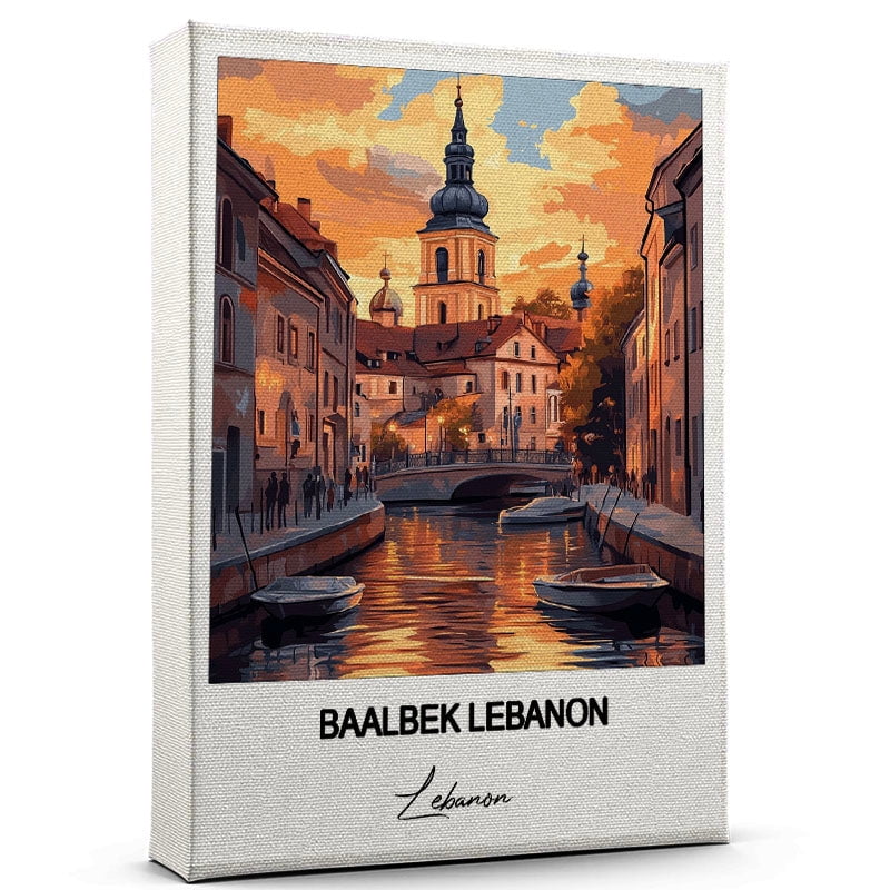 Baalbek Lebanon Travel Canvas Wall Art – Beautiful Travel Decor for ...