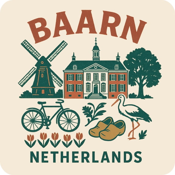 Baarn Netherlands Keepsakes Souvenir Vinyl Sticker – Destination Travel ...