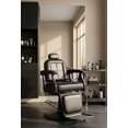 Black Heavy-Duty Barber Chair, Reclining Salon Chair with Adjustable ...