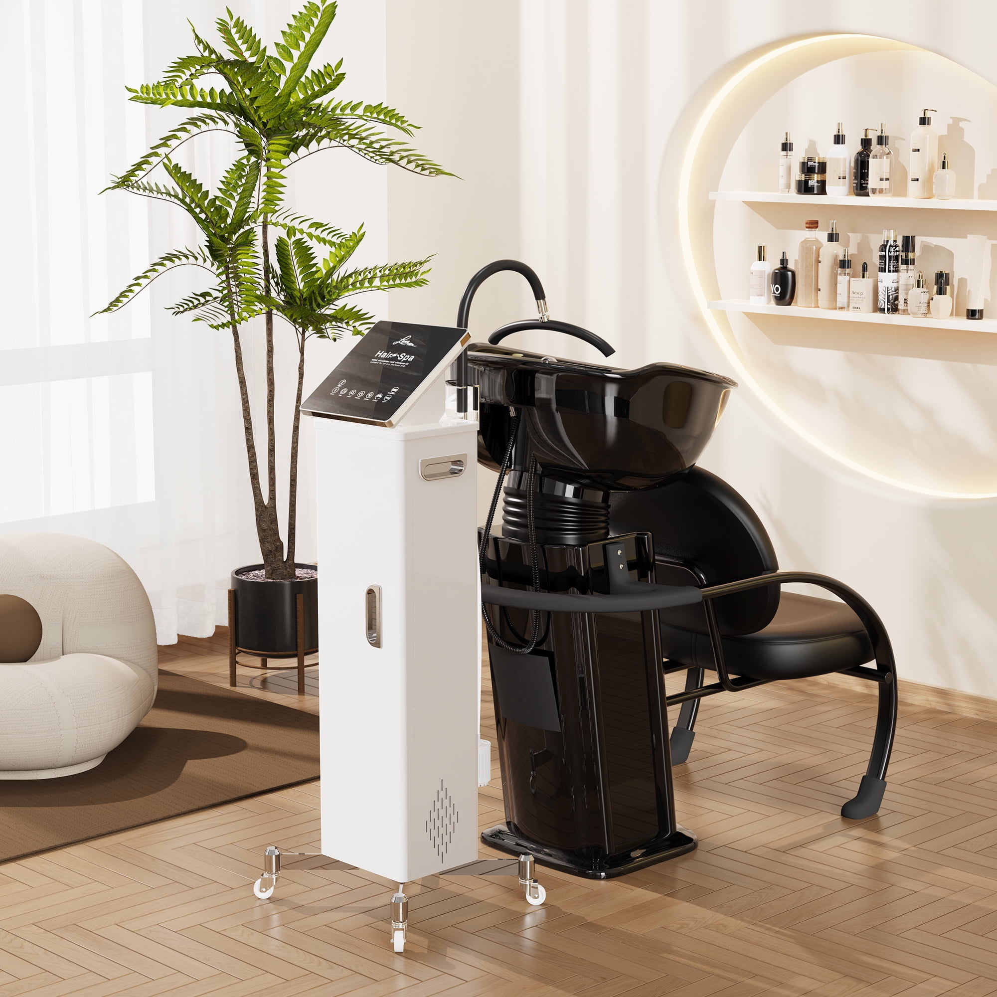 Baasha All-in-one Mobile Head Spa Equipment with Water Circulation ...