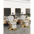 Baasha Reclining Barber Chair - Walmart Business Supplies