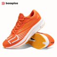 Baasploa Men'S Casual Running Shoes, Solid Color, All-Season, Lace-Up ...