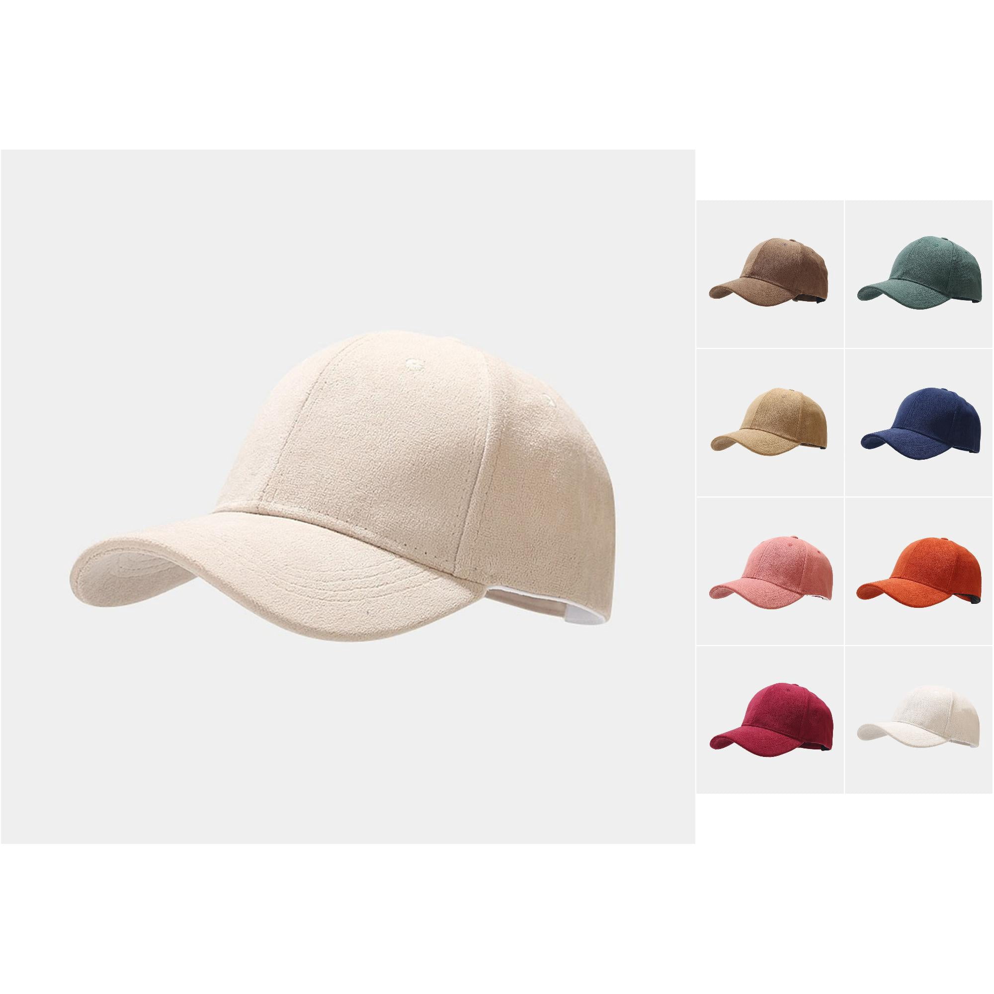 Babaley Unisex Baseball Cap Classic Solid Color Versatile Adjustable ...