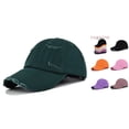 Babaley Unisex Baseball Cap Denim Retro Washed Distressed Solid Color ...