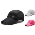 Babaley Unisex Baseball Cap Mesh Breathable Hat Plain Sun Protection ...