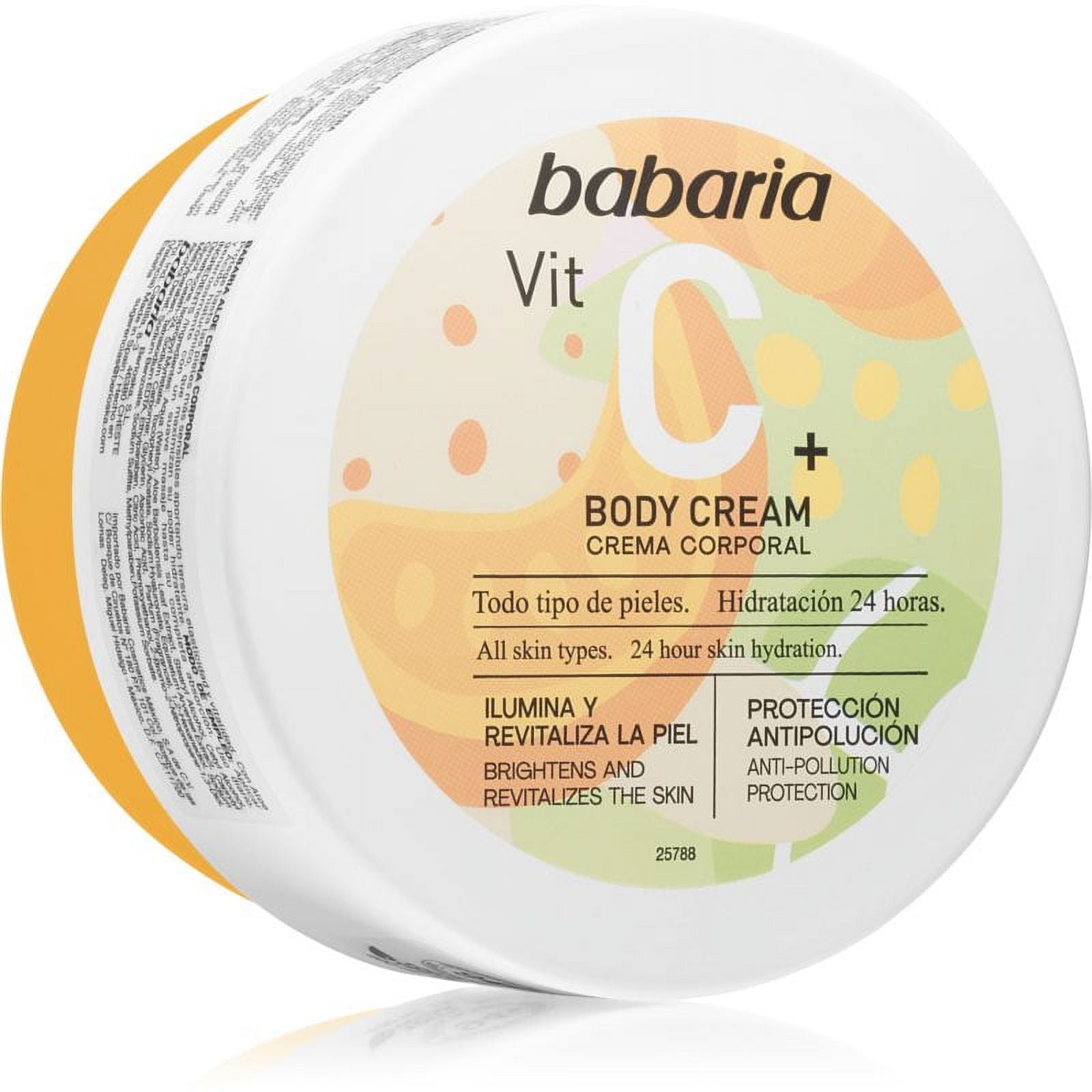 Babaria, Body Cream, Vitamin C, 13.5 Oz - Walmart.com