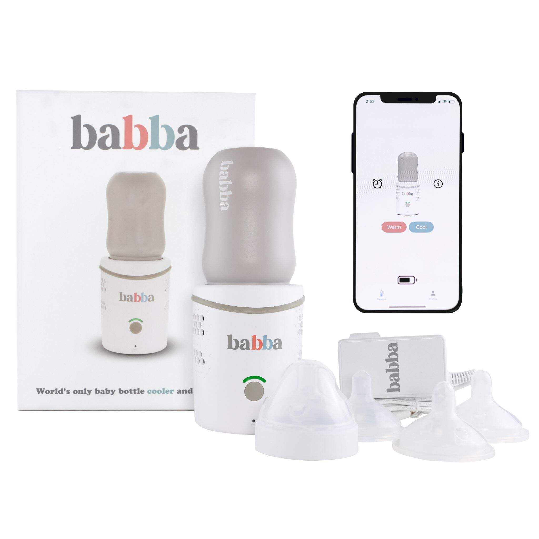 Babba Care, Baby Bottle Cooler and Warmer, TSA Approved, App Control ...