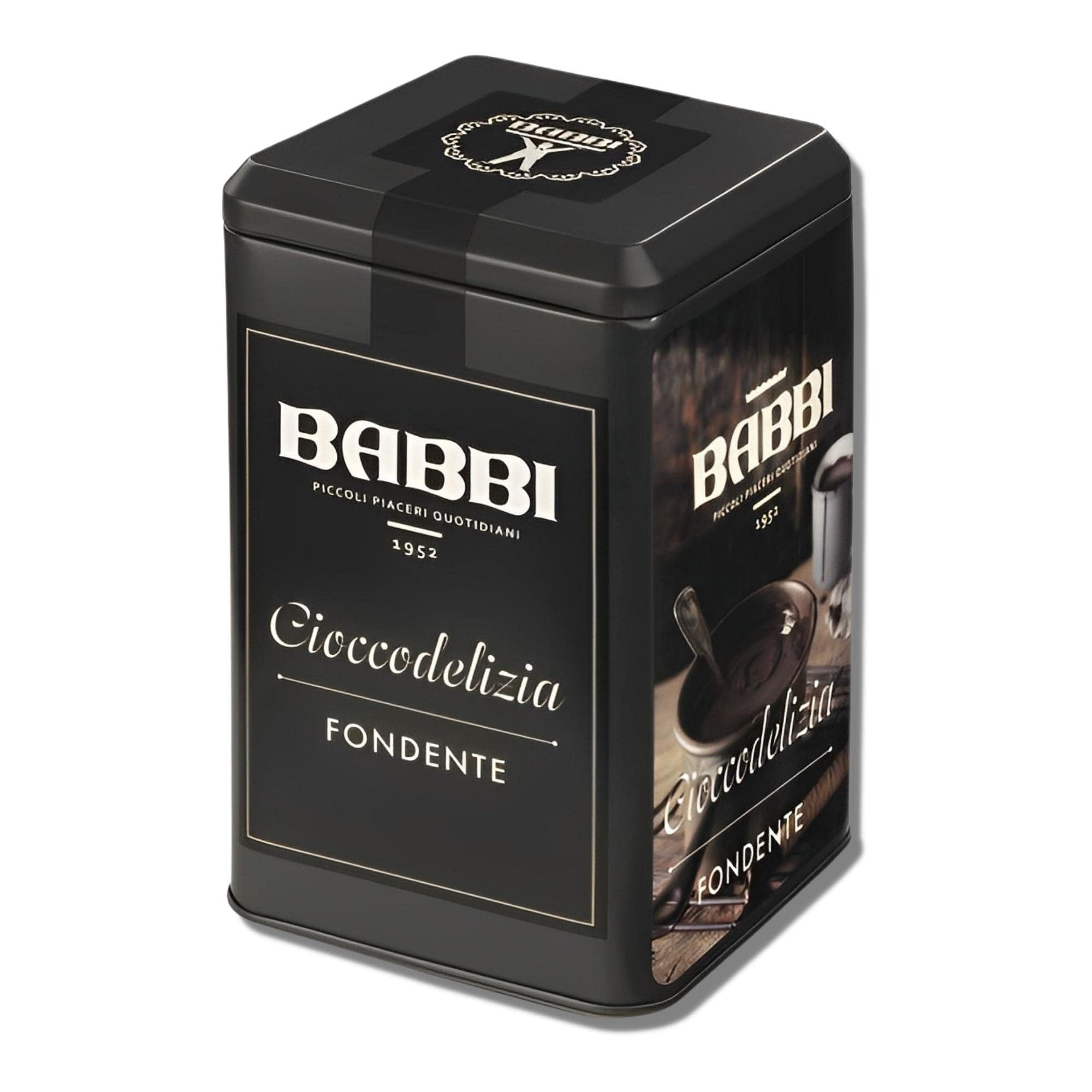 Babbi Dark Hot Chocolate Mix - Fondente Black Cocoa Powder Drink MIx ...