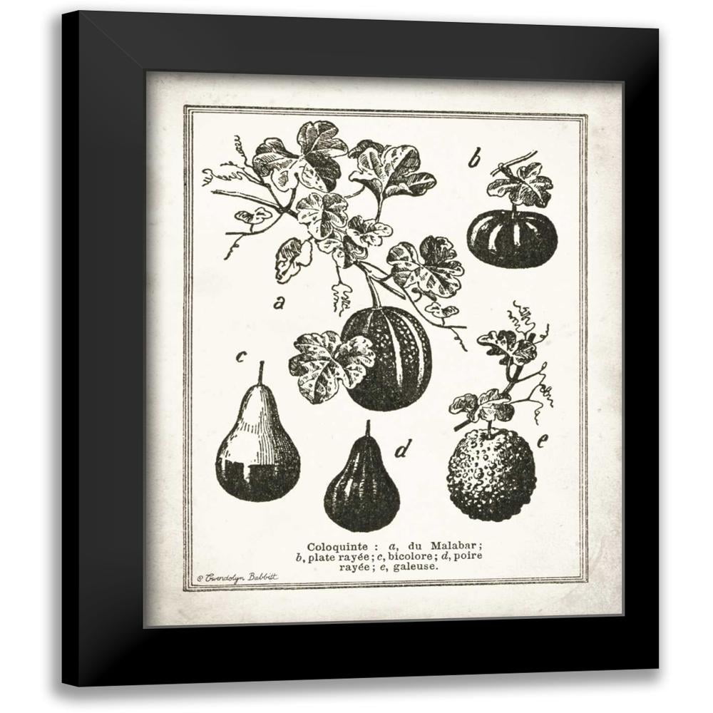 Babbitt, Gwendolyn 12x14 Black Modern Framed Museum Art Print Titled ...