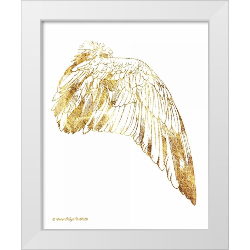 Babbitt, Gwendolyn 12x14 White Modern Wood Framed Museum Art Print ...