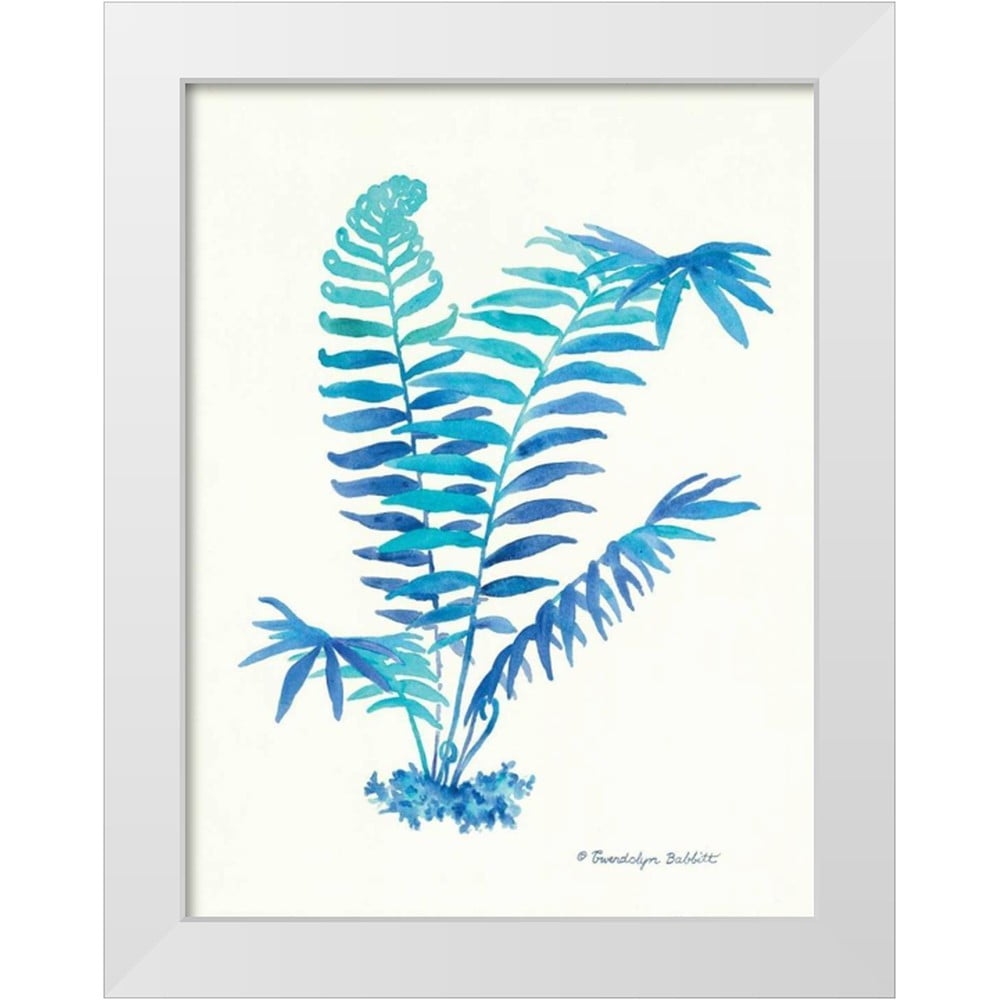 Babbitt, Gwendolyn 12x14 White Modern Wood Framed Museum Art Print ...