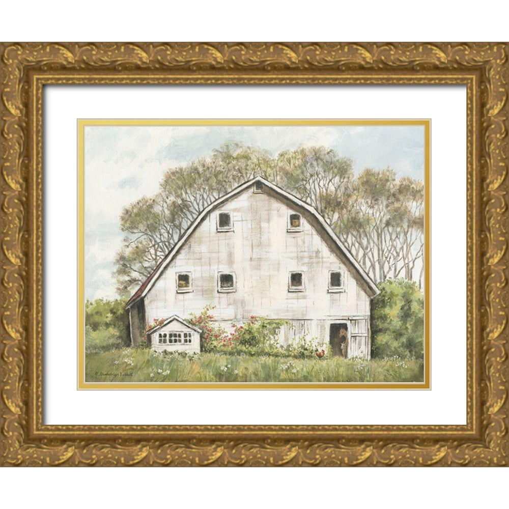 Babbitt, Gwendolyn 14x12 Gold Ornate Wood Framed with Double Matting ...