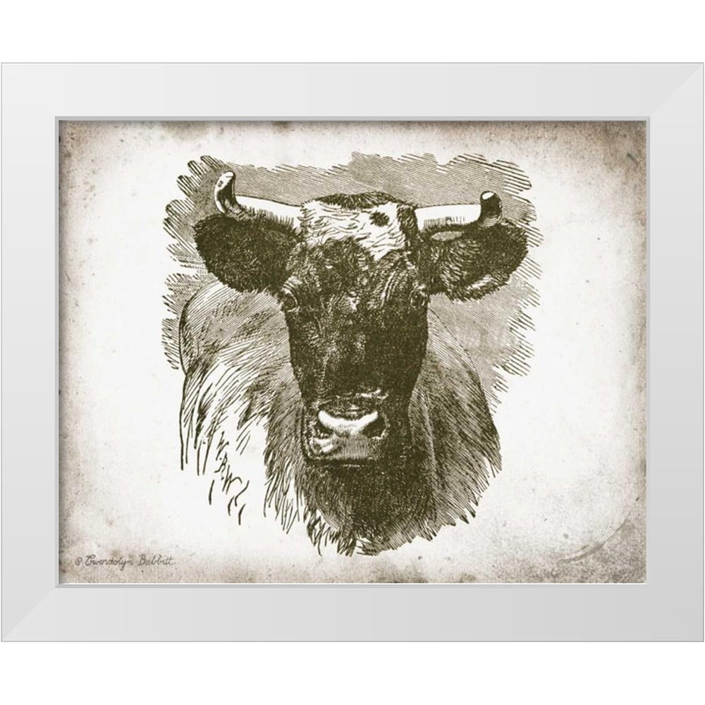 Babbitt, Gwendolyn 14x12 White Modern Wood Framed Museum Art Print ...