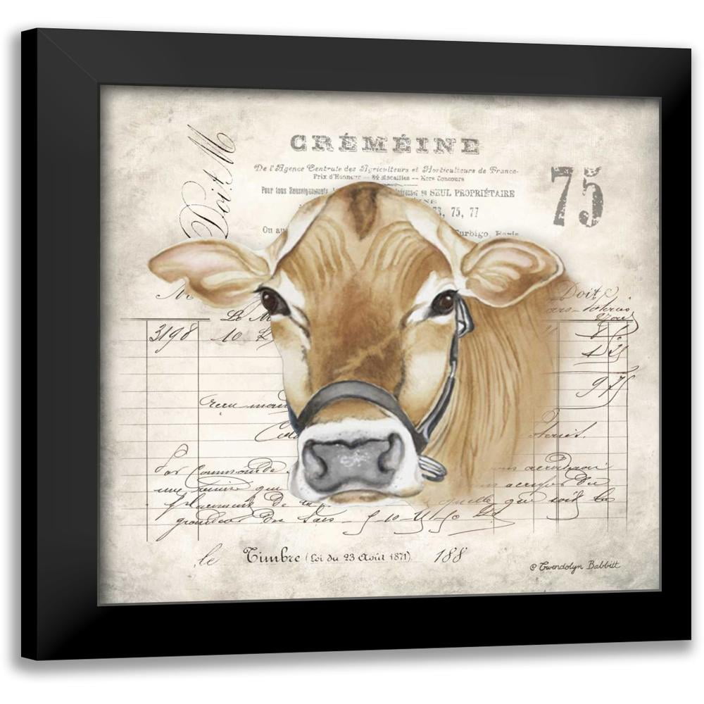 Babbitt, Gwendolyn 15x15 Black Modern Framed Museum Art Print Titled ...