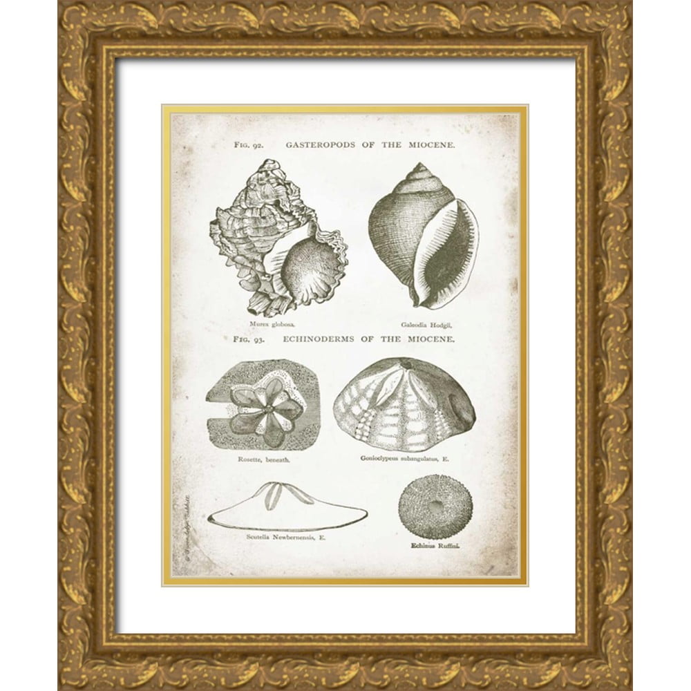Babbitt, Gwendolyn 15x18 Gold Ornate Wood Framed with Double Matting Museum Art Print Titled ...