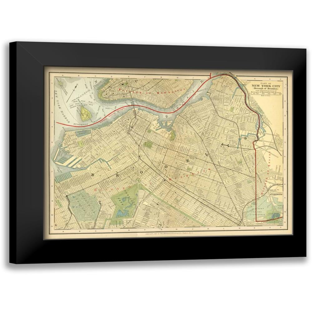 Babbitt, Gwendolyn 24x19 Black Modern Framed Museum Art Print Titled ...