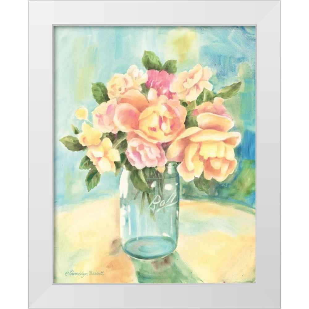 Babbitt, Gwendolyn 26x32 White Modern Wood Framed Museum Art Print ...
