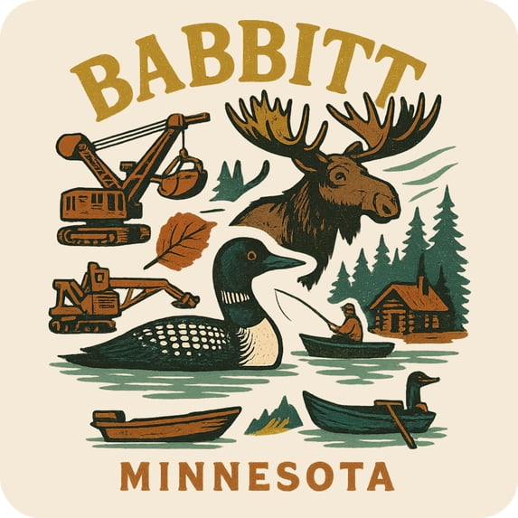 Babbitt Minnesota Keepsakes Souvenir Vinyl Sticker – Destination Travel ...