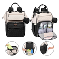 Babbleroo Baby Diaper Bag Backpack – Wide Top Waterproof Nappy ...