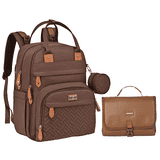 BabbleRoo Diaper Bag Backpack, Waterproof Original Backpack with ...