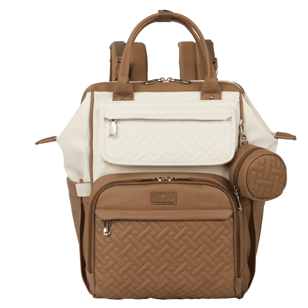 BabbleRoo Wide Top Diaper Bag Backpack, Spacious & Stylish Nappy ...