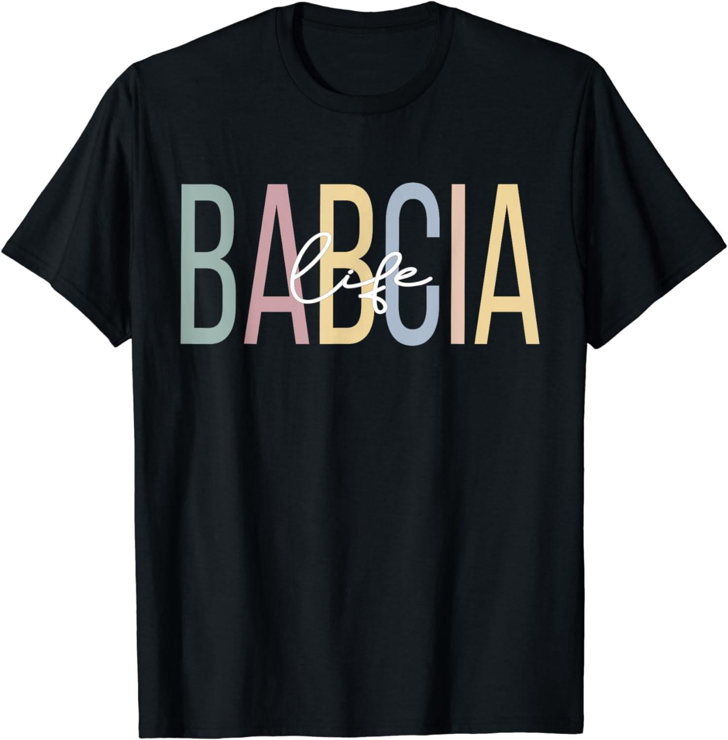 Babcia Life Babcia Grandma Boho Babcia Grandmother T-Shirt - Walmart.com