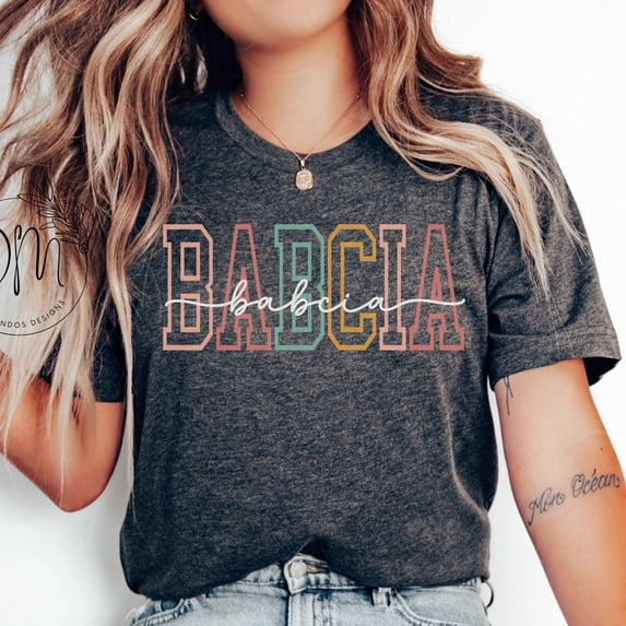 Babcia Shirt Babcia T-Shirt New Babcia Tee Babcia Gift For Babcia ...