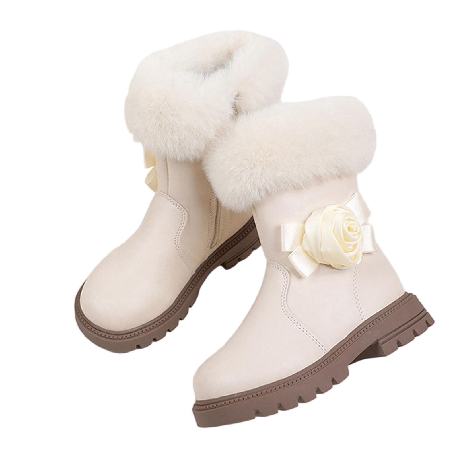 Babcutegg Boots for Girls Casual Fashion Thick Bottom High Boots Girls ...