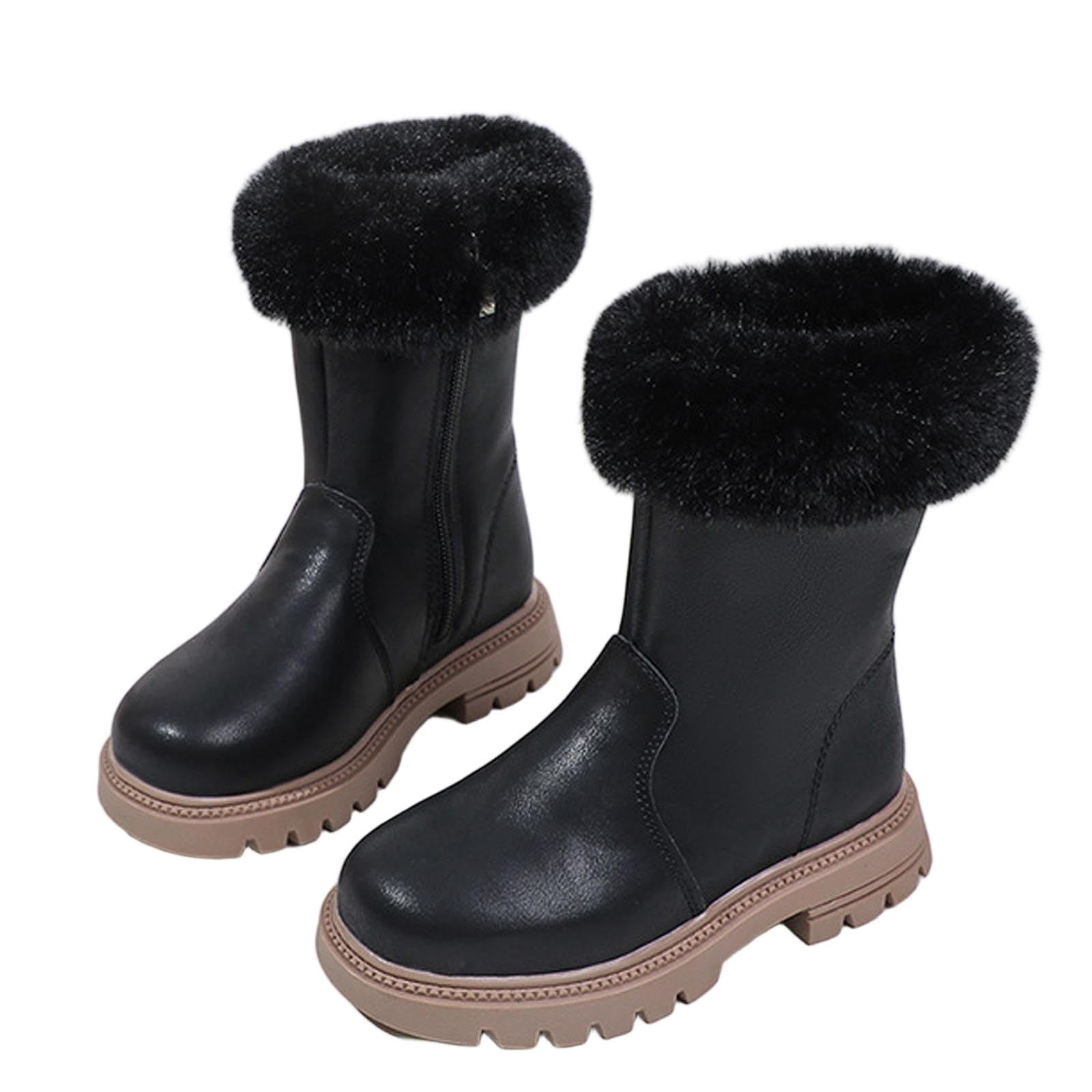 Babcutegg Boots for Girls High Boots Warm and Breathable Non Slip Girls ...