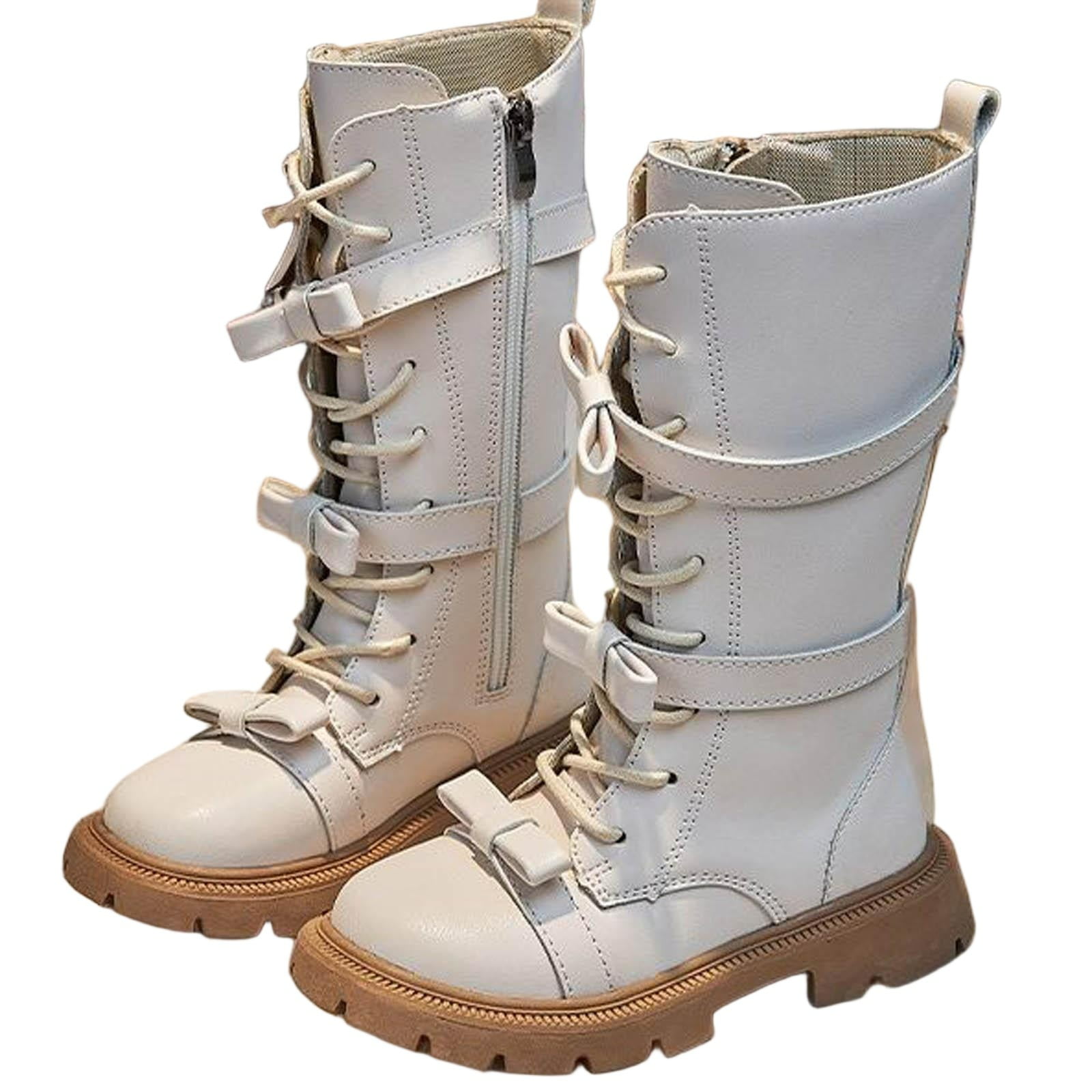 Babcutegg Boots for Girls Non Slip Snow Boots Thick Bottom Girls Soft ...