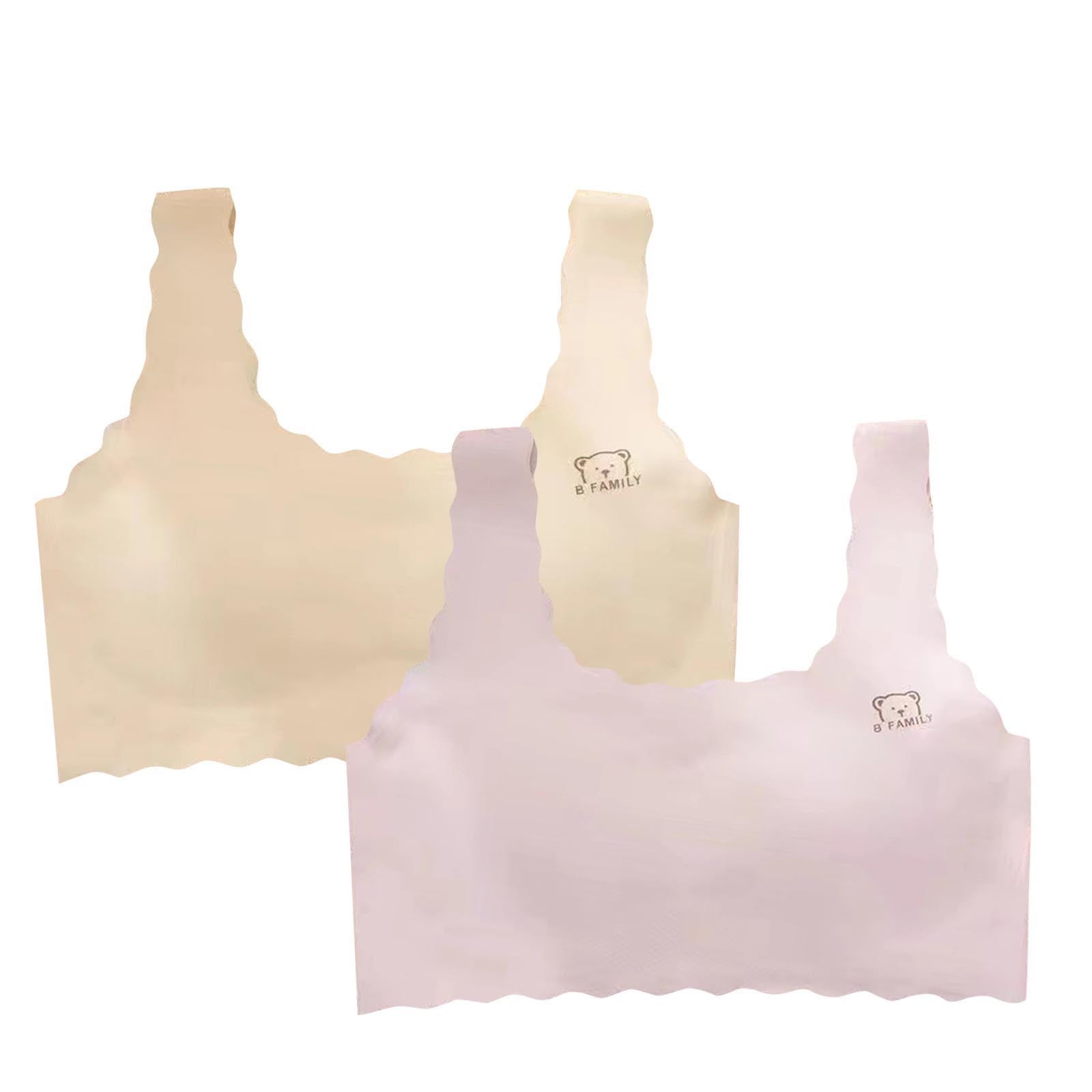 Babcutegg Bras for Kid Girls Seamless Comfortable Pull-on Design ...