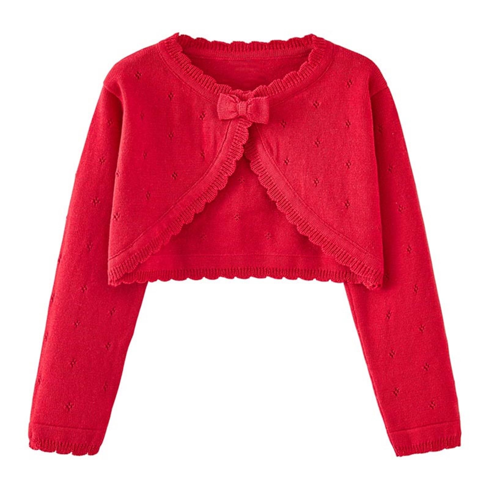 Babcutegg Cardigans for Kids Girls Open Front Long Sleeve Cropped ...
