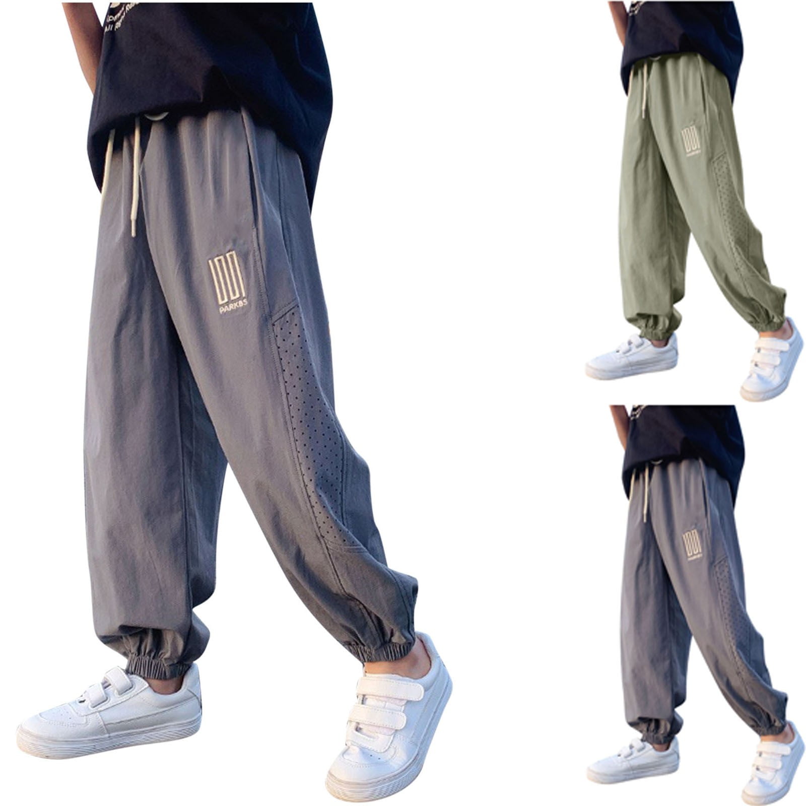 Babcutegg Child Boys Capris Elastic Waist Soild Color Nylon&Spandex ...