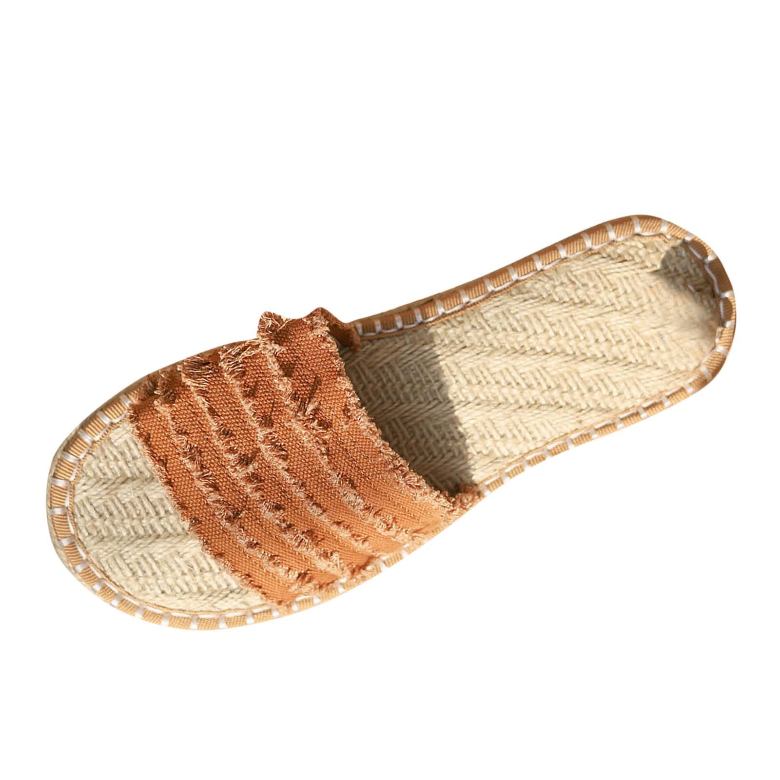 Babcutegg Classy Sandals for Women 2025 Flat Soft Soled Soild Color ...