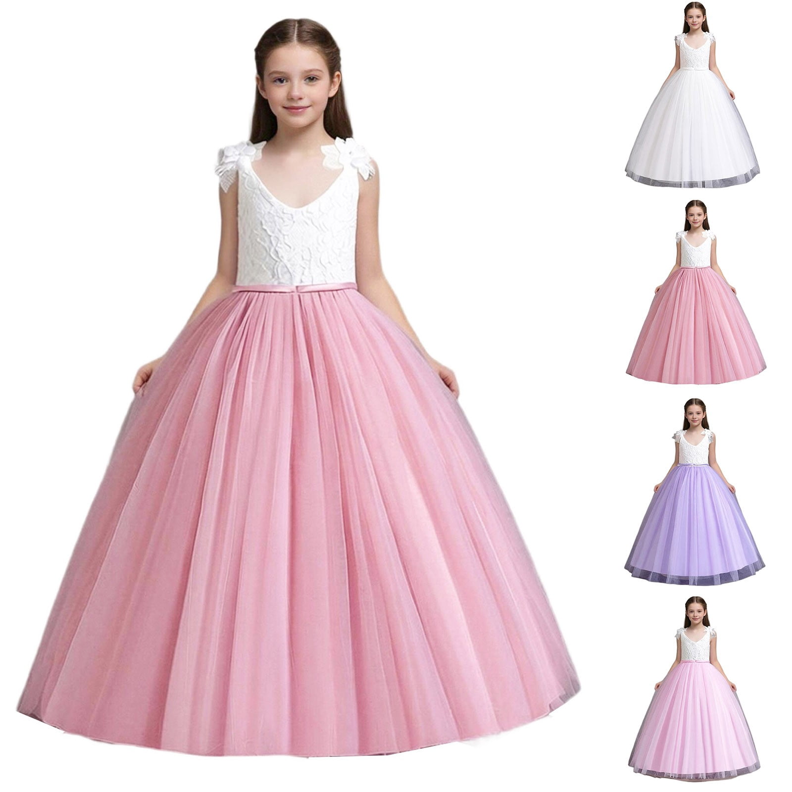 Babcutegg Elegant Solid-Color Sleeveless Round-Neck Mesh Dress For ...