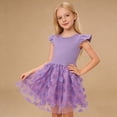 Babcutegg Floral Mesh Summer Dress With Tiered Ruffle Skirt ...